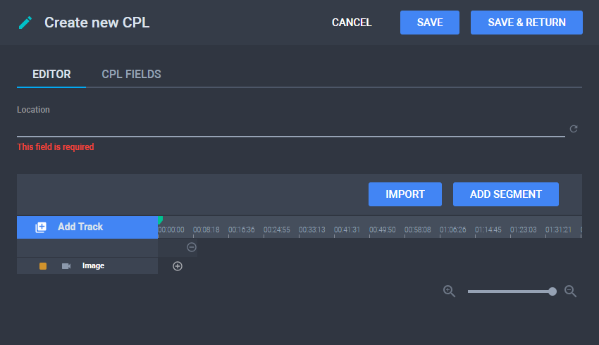 Creating a New Composition