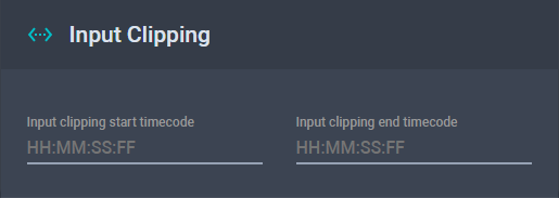 The Input Clipping Section