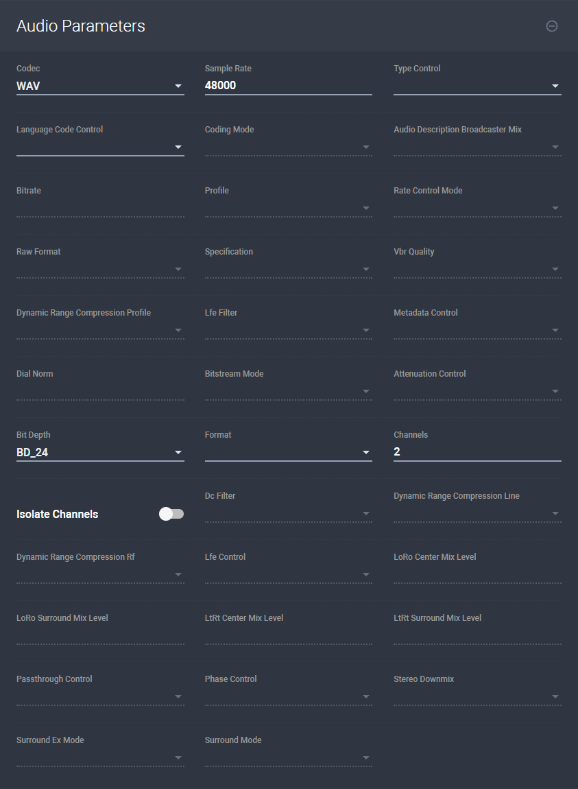 Delete a Transcoder Profile